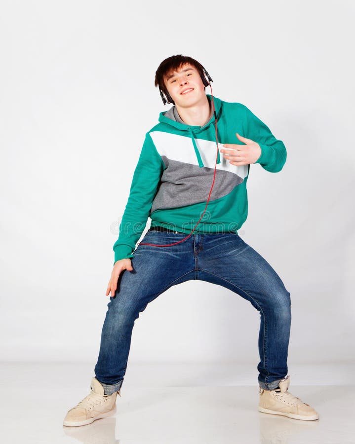 Dancing man in studio stock photo. Image of cool, fashion - 63152428