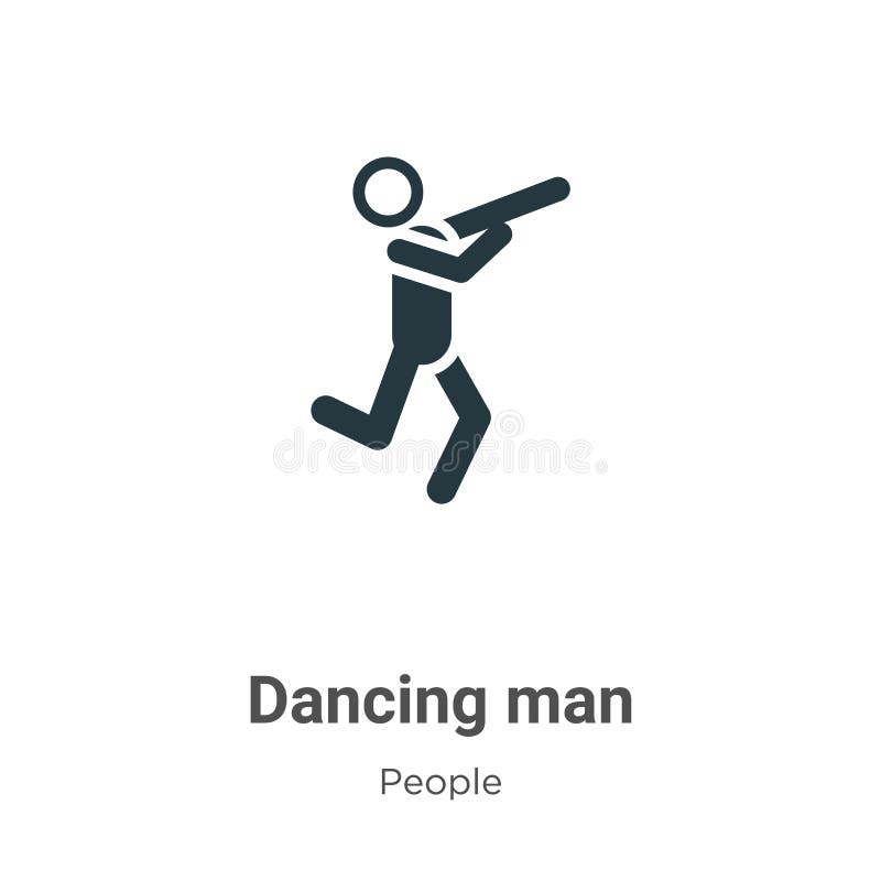Dancing Man Icon in Filled, Thin Line, Outline and Stroke Style. Vector ...
