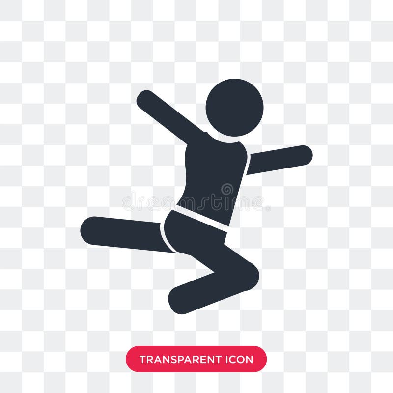 Dancing Motion Vector Icon Isolated on Transparent Background, Dancing ...