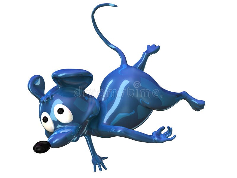 Dancing mouse. stock illustration. Illustration of smile - 55328601