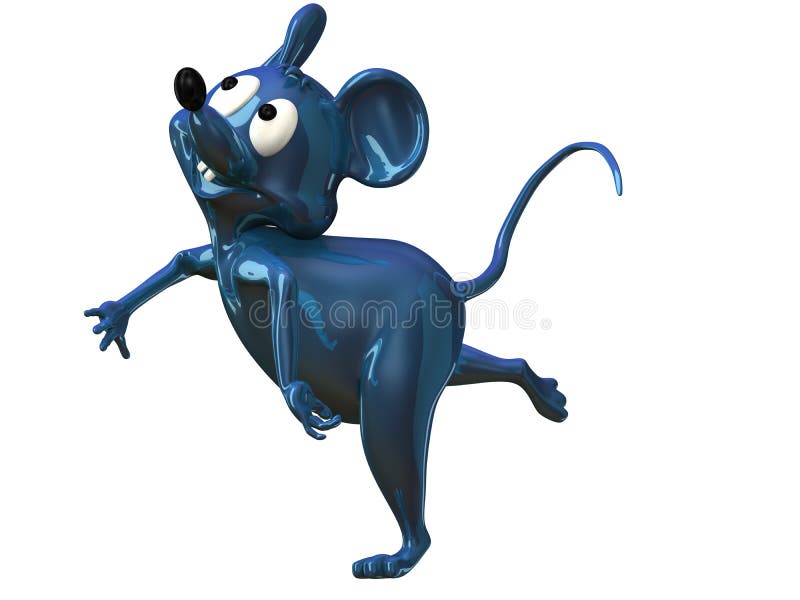 Dancing mouse. stock illustration. Illustration of smile - 55328601