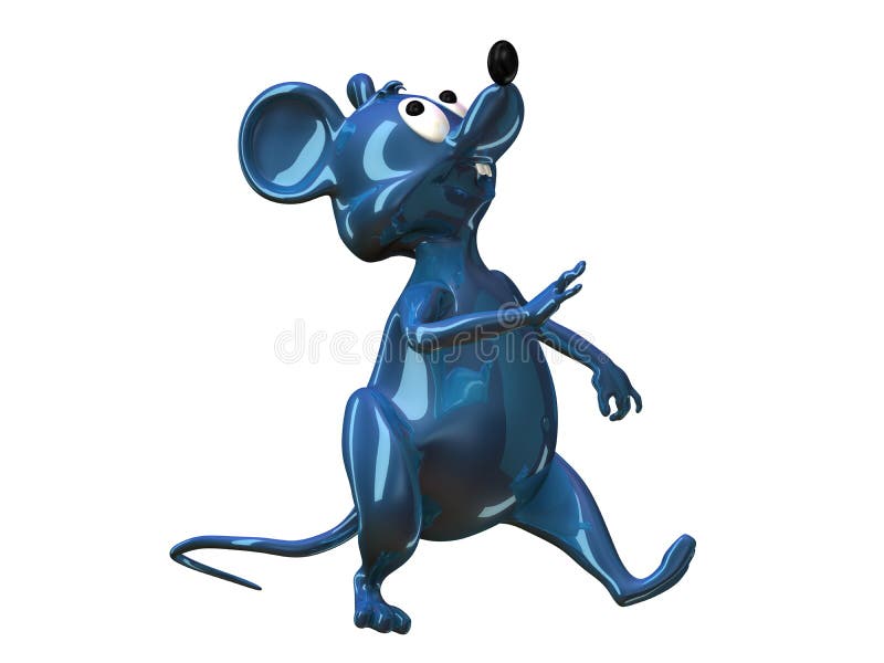 Dancing mouse. stock illustration. Illustration of white - 55328595