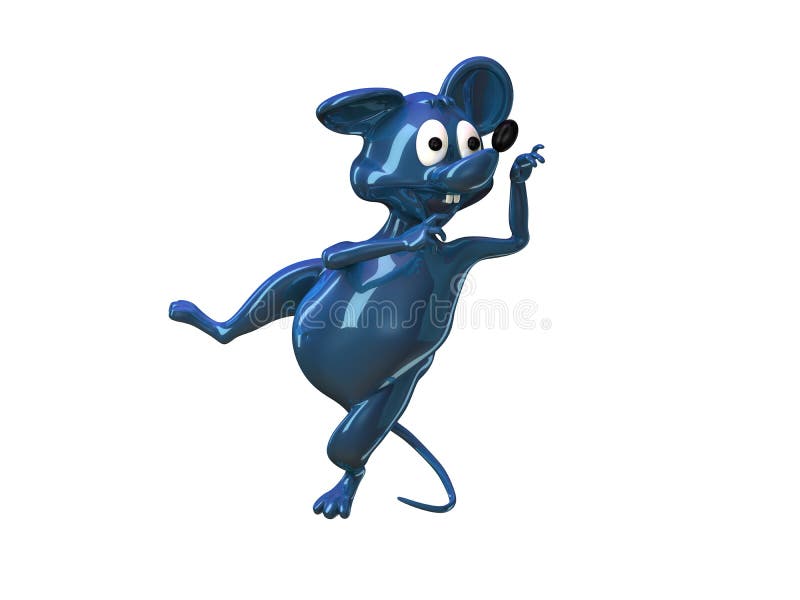 Dancing mouse. stock illustration. Illustration of white - 55328595
