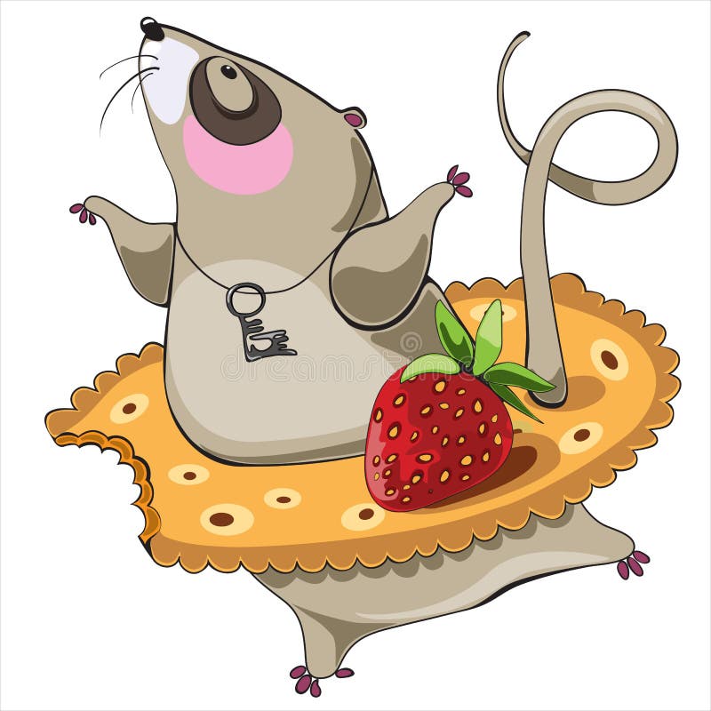 Dancing mouse stock vector. Illustration of cracker, animal - 43011113
