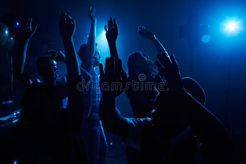 Dancing in the night stock photo. Image of event, techno - 81627282