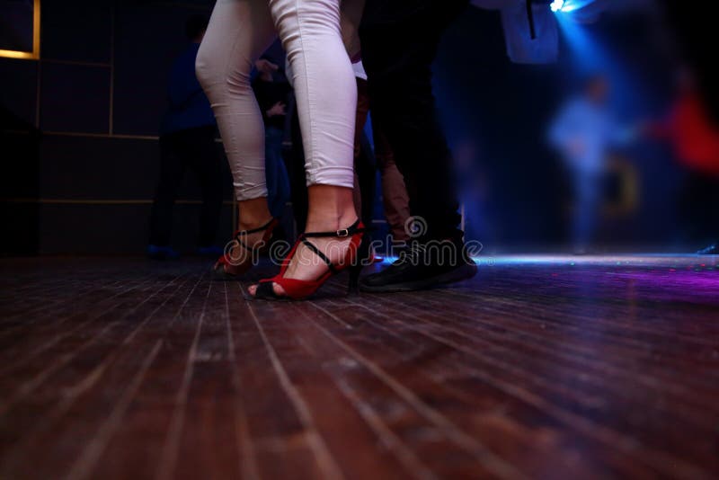 Sensual Dance in the Spotlight. Stock Photo - Image of emotions, laser ...