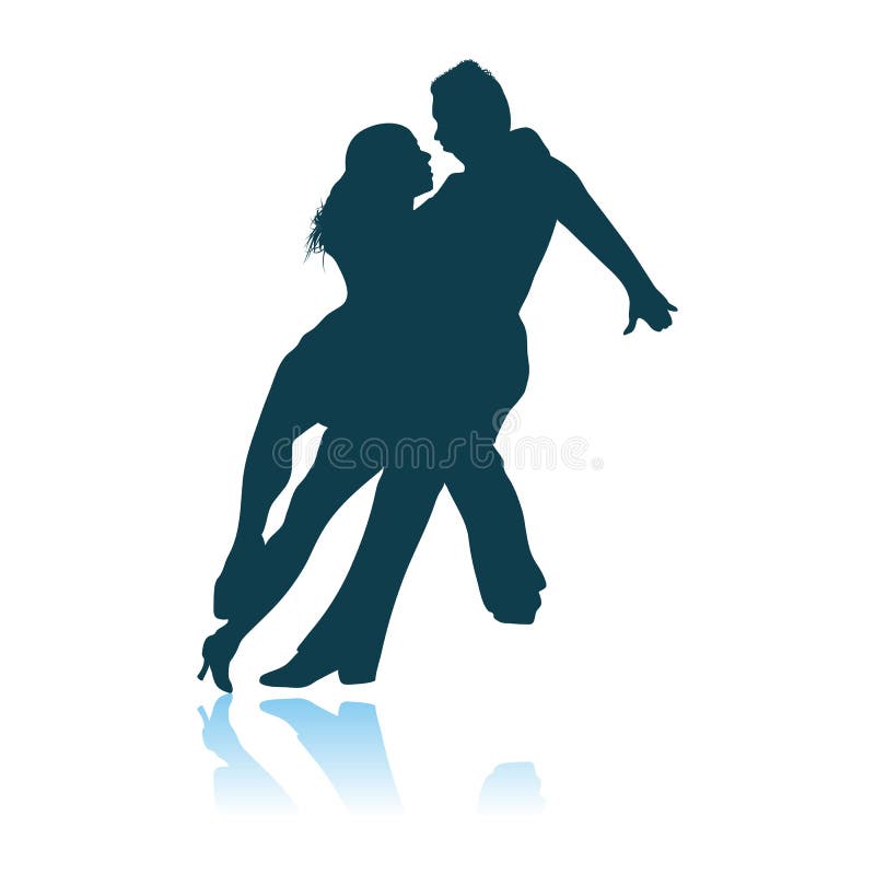 Couple Dancing Salsa Shadow Stock Illustrations – 82 Couple Dancing ...