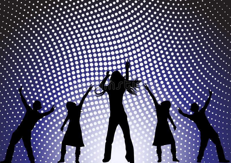 Dancing at a party stock vector. Illustration of pair - 3048122