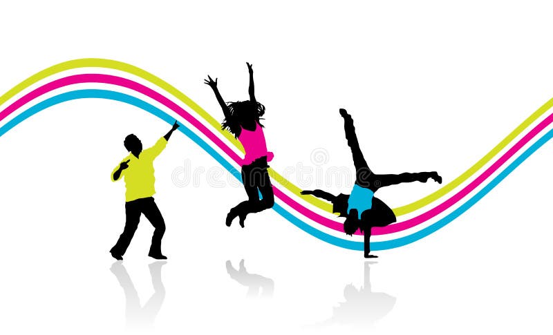 Electro Dance Flux stock vector. Illustration of beautiful - 3732100