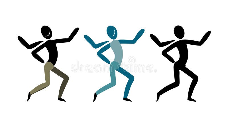Dancing People Celebration Group, Party and Movement Vector Graphic ...
