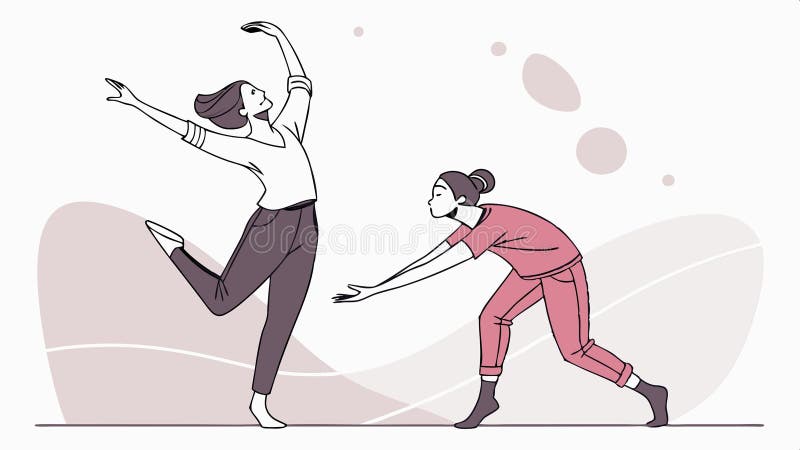 Dancing People Energetically, Joyful Celebration Movement Vector Design ...