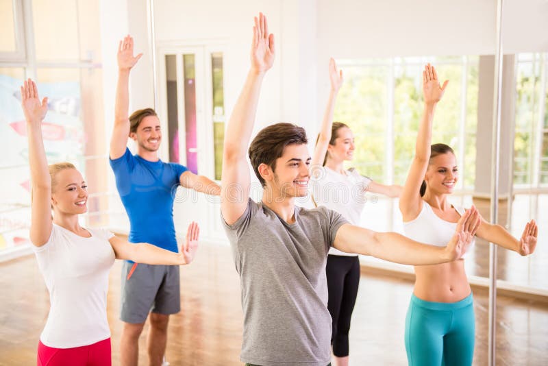 Dancing people stock image. Image of female, happy, lesson - 60277633