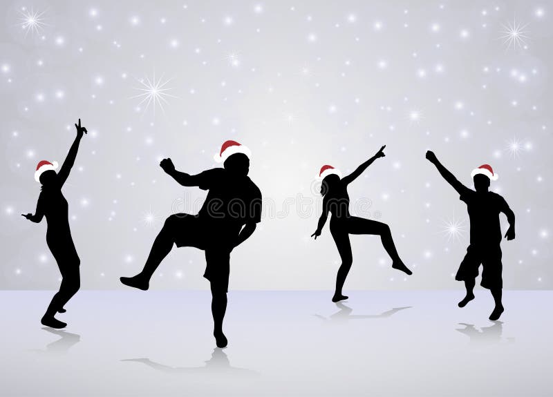 Dancing people stock vector. Illustration of dancing - 48486335