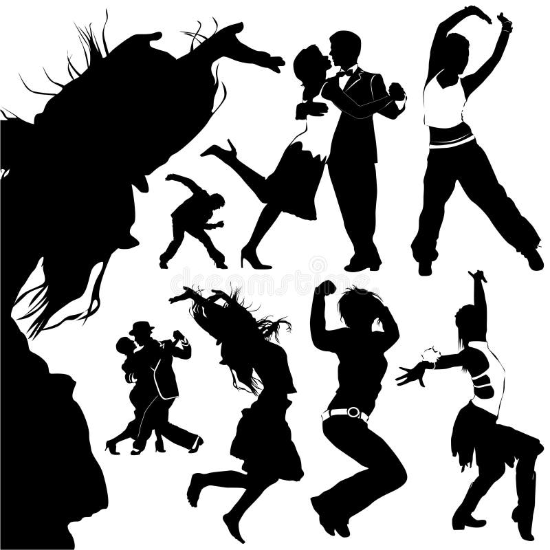 Dance vector stock vector. Illustration of background - 4800519