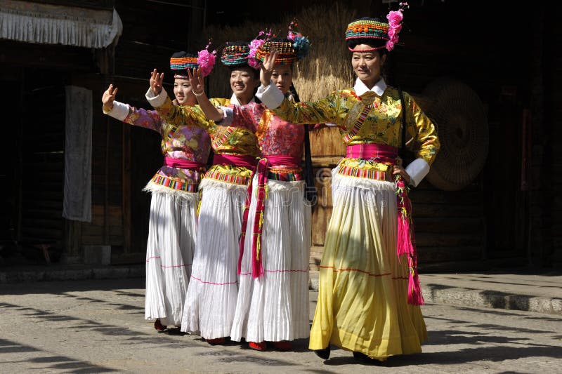 Mosuo Ladies, China editorial stock photo. Image of minority - 28819213