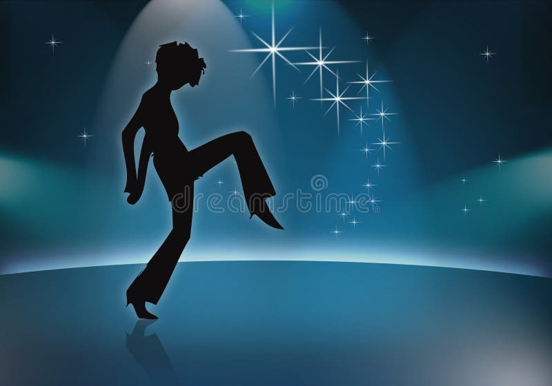 Dancing queen stock illustration. Illustration of effects - 7045170