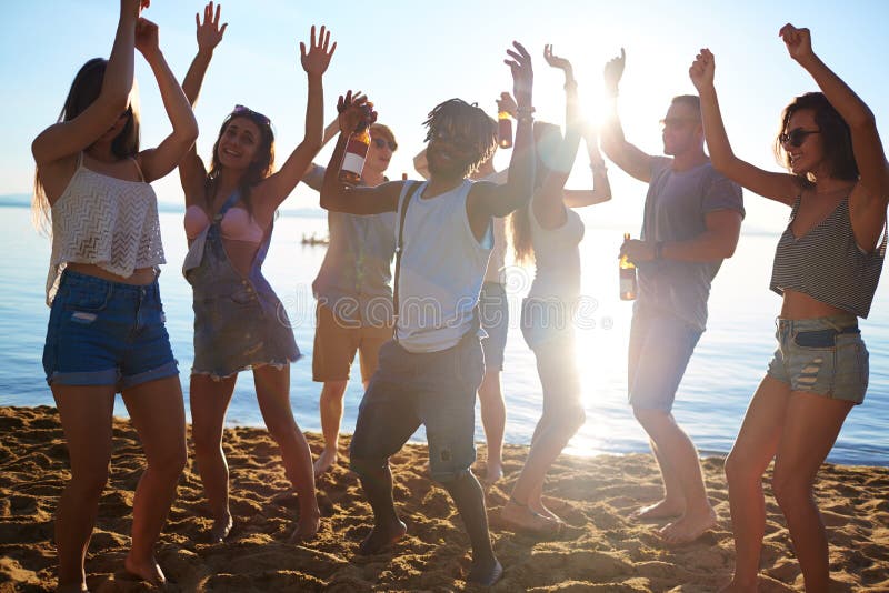Dancing on sand stock image. Image of gathering, group - 90288809