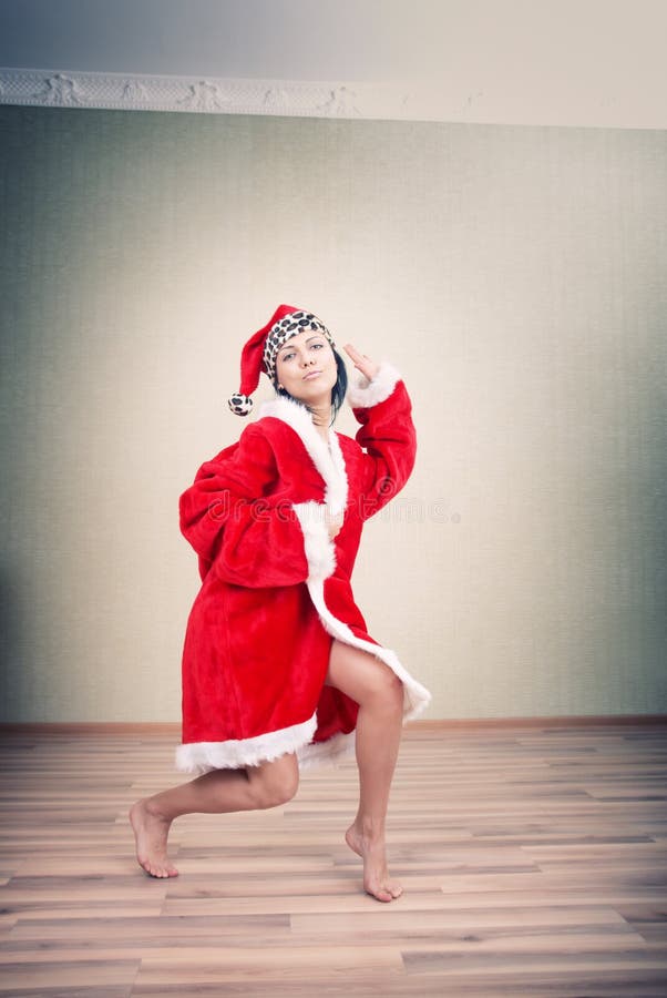 Dancing Santa stock image. Image of dancer, kriss, enjoyment - 16986309