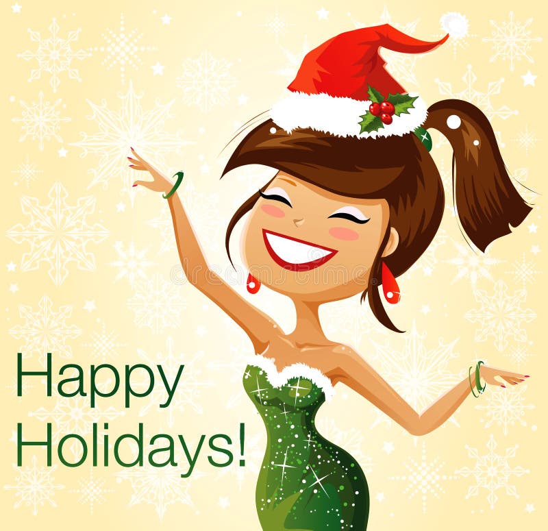 Santa helper stock vector. Illustration of fluffy, festive - 6854781