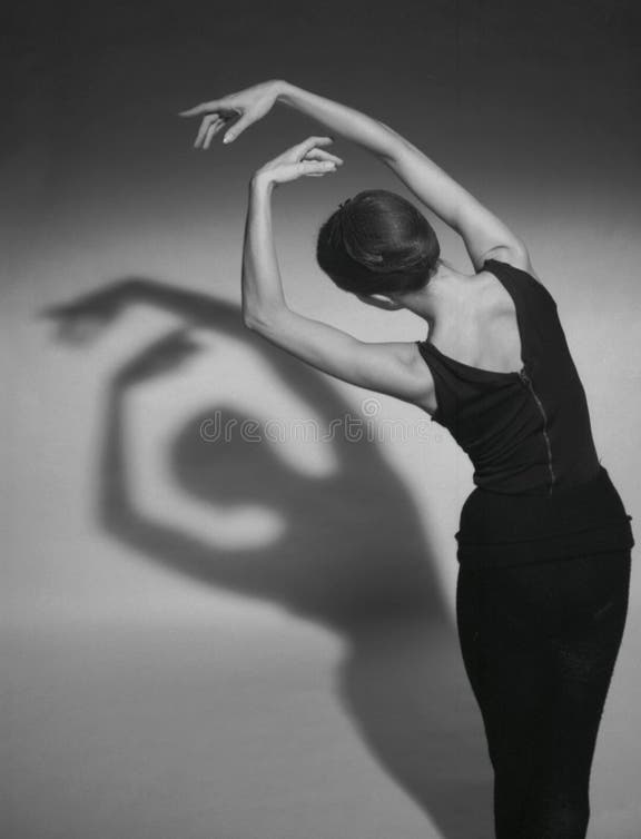 Dancing shadows editorial stock photo. Image of black, abstract - 9183