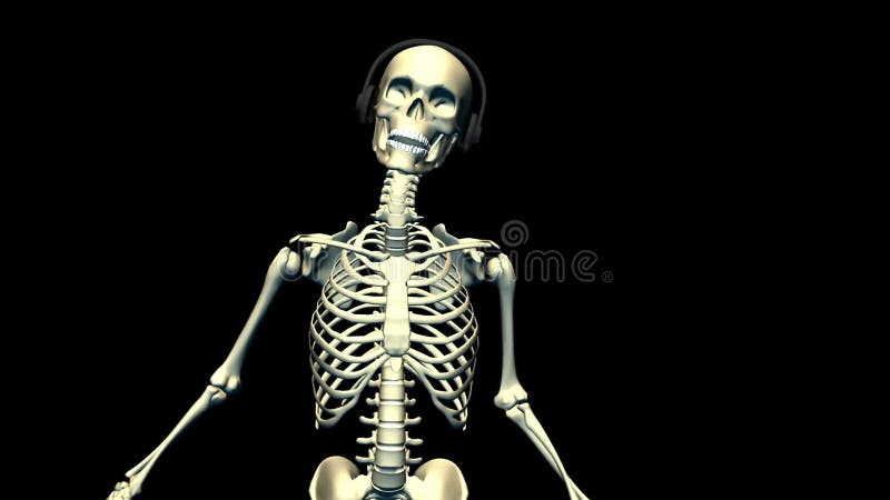 Dancing Skeleton 3D. 3D Skeleton Dance Animation. Skeleton 3D Dance ...