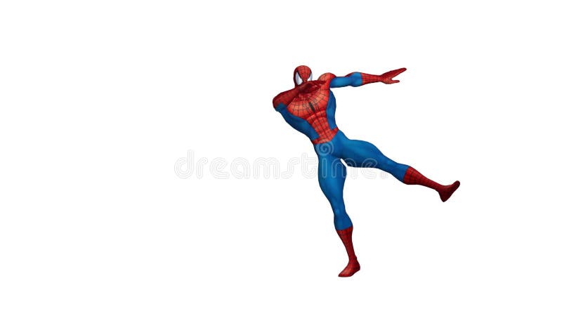 Dancing Spider-Man. 3D Animation of Spider-Man Stock Video - Video of ...