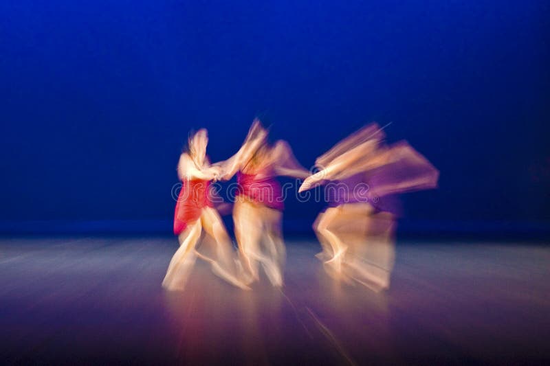 Dancing on stage stock photo. Image of dress, pose, beautiful - 4389192