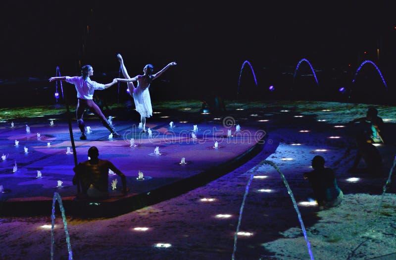 Dancing Stage performance editorial stock photo. Image of song - 80953118