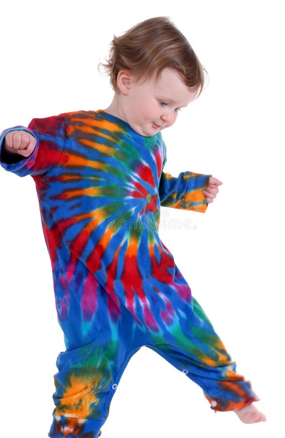 Dancing Toddler stock photo. Image of studio, cute, brown - 1609846