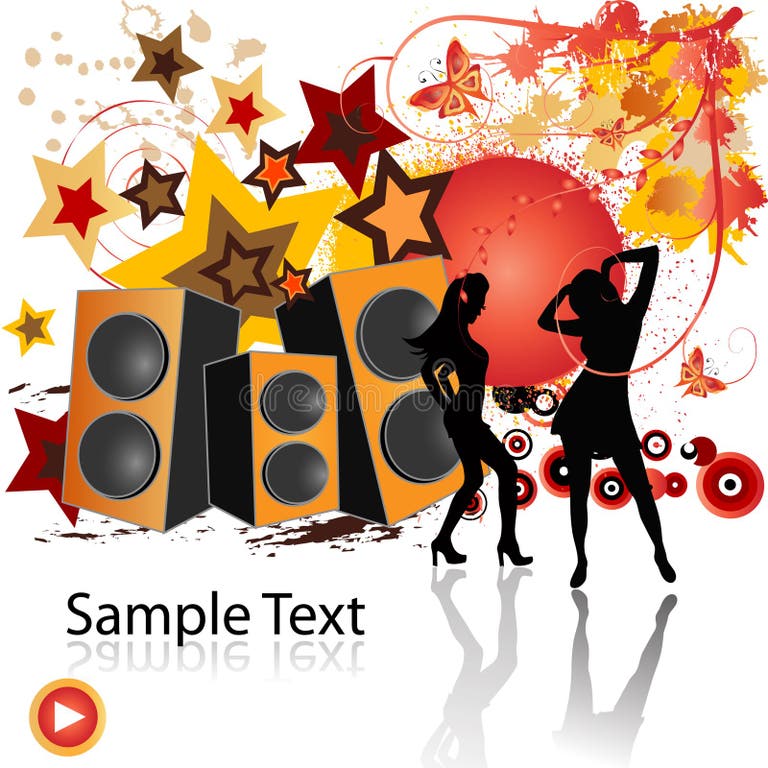 Young Girls Dancing Outline Stock Illustrations – 581 Young Girls ...