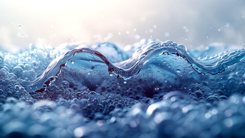 Dancing Waves of Water Create Mesmerizing Bubbles in an Endless Ocean ...