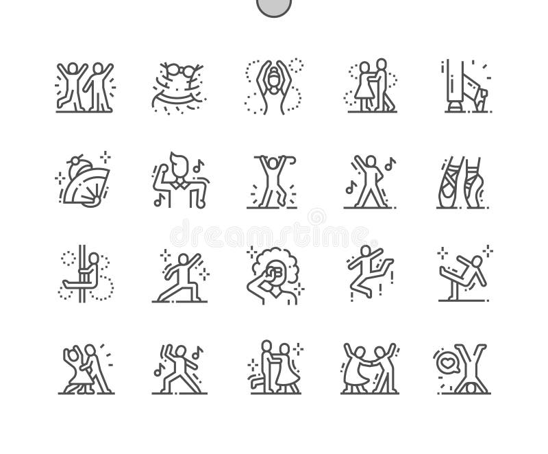 Pixel People Dancing Stock Illustrations – 75 Pixel People Dancing ...