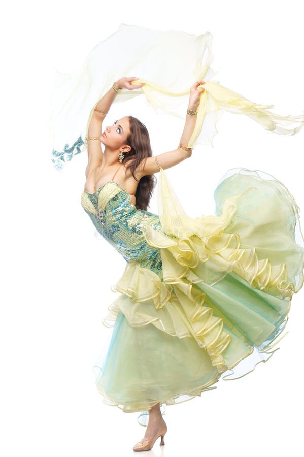 Dancing woman in motion stock photo. Image of ballroom - 18817784