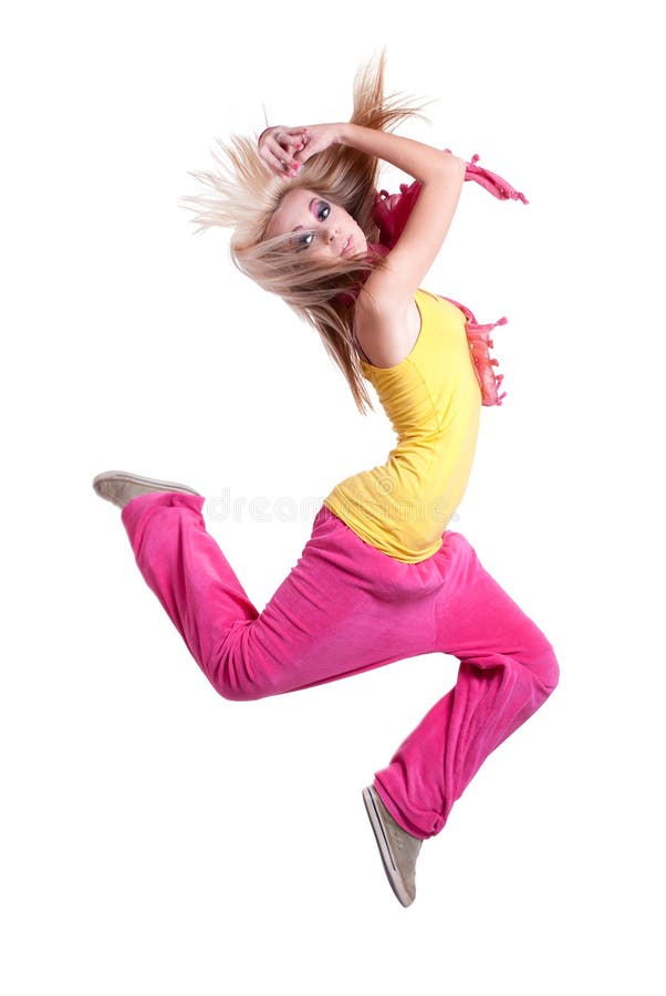 Dancing woman stock image. Image of aerobics, athletic - 16193351