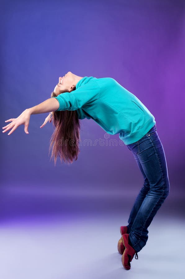 Dancing woman stock photo. Image of dancer, dance, casual - 22158710
