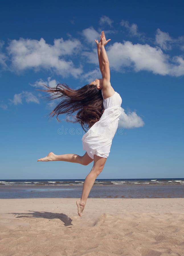 Dancing woman stock image. Image of freedom, healthy - 42471887