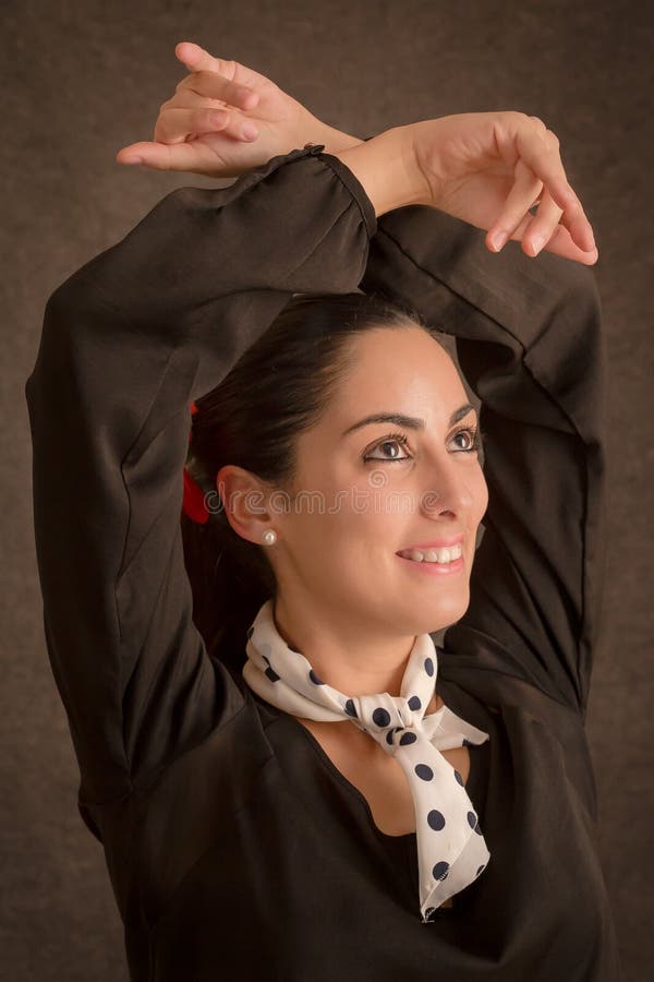 Dancing woman stock image. Image of motion, latin, guapa - 36551343