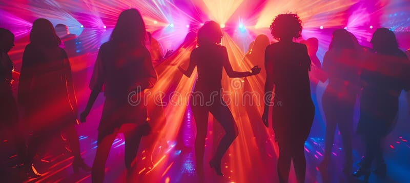 Dancing Women, AI Generated Stock Illustration - Illustration of ...