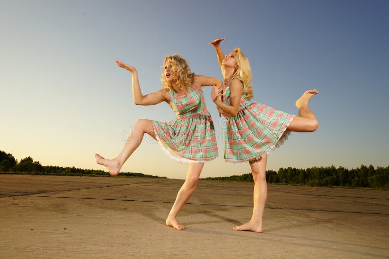 Dancing women stock photo. Image of dance, action, girl - 38939556