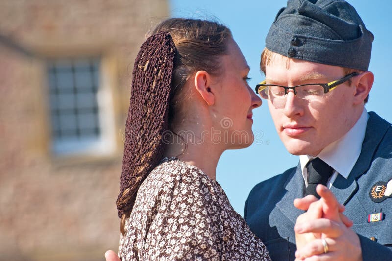 Dancing in World War 2 editorial photo. Image of romance - 26276551