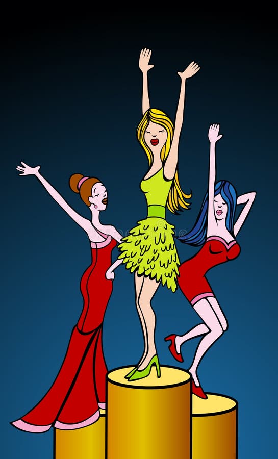 Dancings Divas Stock Illustrations – 1 Dancings Divas Stock ...