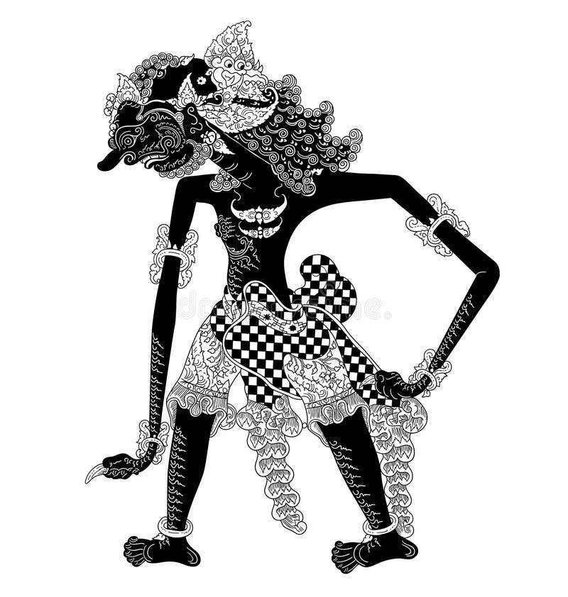 Dandunwacana stock vector. Illustration of culture, kurawa - 192094154