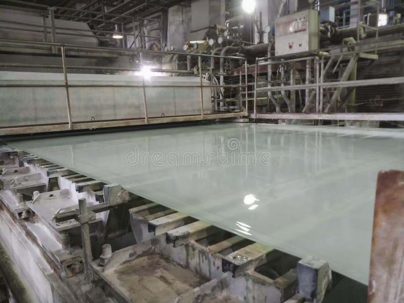Paper Pulp is Processed with Water and Made Flat for Manufacturing of ...