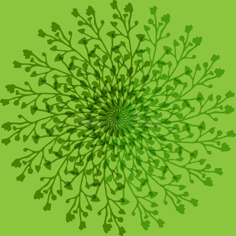 Dandelion Dreams Apple Green Abstract Background,, Stock Vector ...