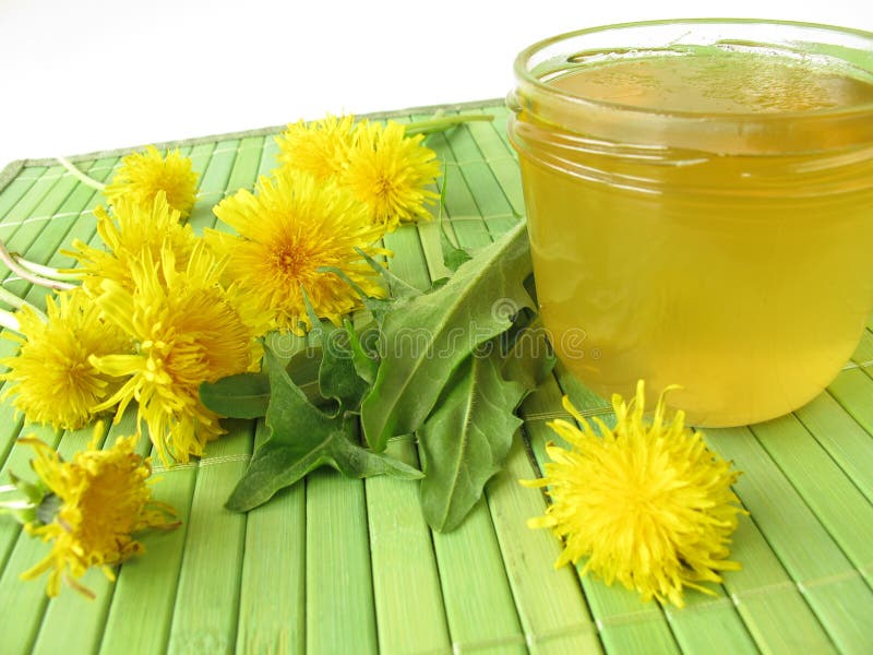 Dandelion flower jam stock photo. Image of homemade, lemon - 24312156