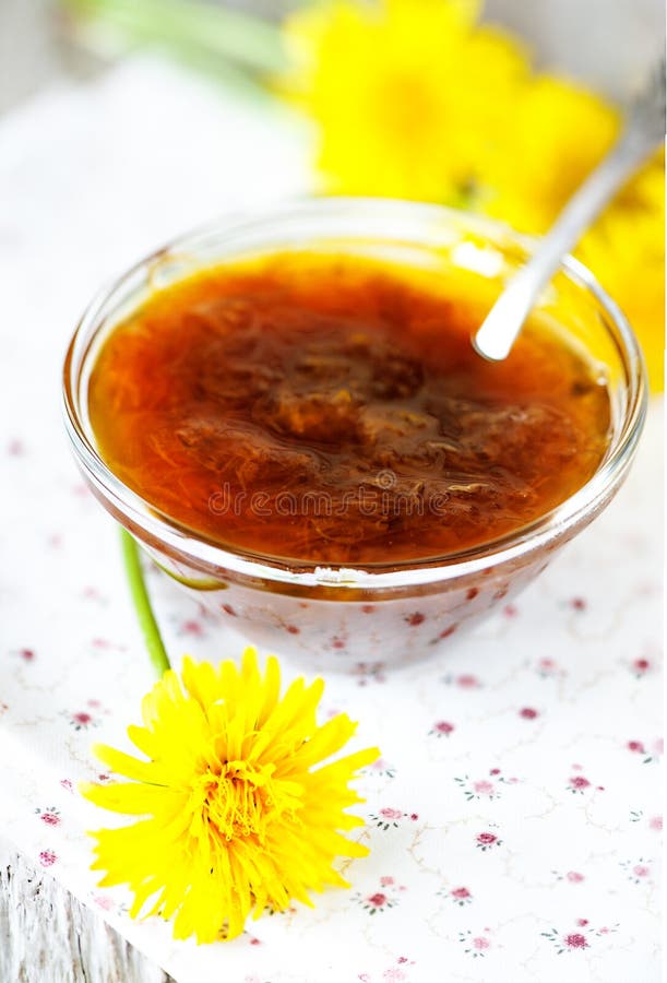Dandelion flower jam stock image. Image of homemade, macro - 31469955