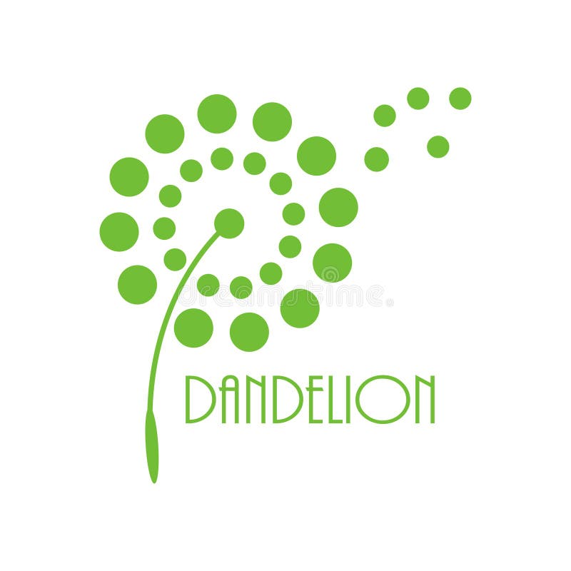 Dandelion Flower Logo Vector and Symbol Template Stock Vector ...