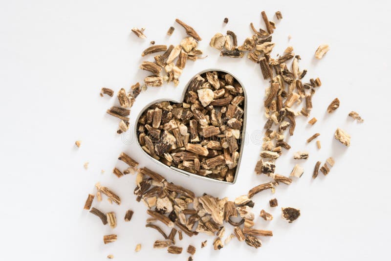 Dandelion Root in a Heart Shape Stock Photo - Image of root, space ...