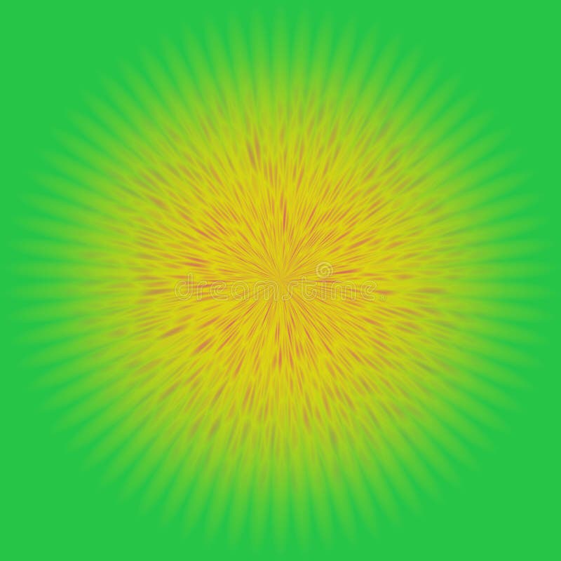 Dandelion, Sun or Star Texture on Green Stock Illustration ...
