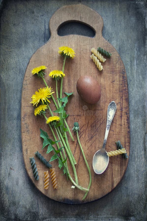 Dandelions stock photo. Image of flower, meal, taste - 25049866